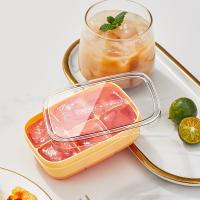 China Light Weight DIY Portable Silicon Mini Ice Cube Mold 63g Smooth Release for sale
