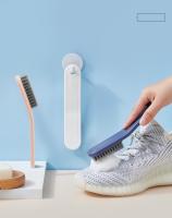 China Ergonomics Soft Bristle Shoes Cleaning Brush Household 18.5*3.5*2.2cm for sale