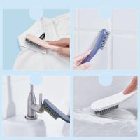 China Ergonomics Soft Bristle Shoes Cleaning Brush Household 18.5*3.5*2.2cm for sale
