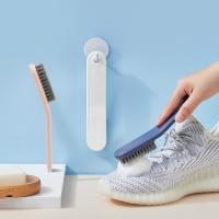 China Ergonomics Soft Bristle Shoes Cleaning Brush Household 18.5*3.5*2.2cm for sale