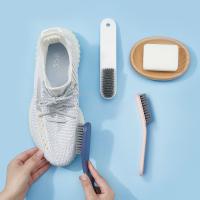 China Ergonomics Soft Bristle Shoes Cleaning Brush Household 18.5*3.5*2.2cm for sale