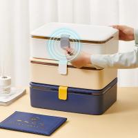 China Large Capacity Household File Storage Box Magnetic Closing 37.2*27.6*12.3cm for sale