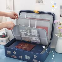 China Large Capacity Household File Storage Box Magnetic Closing 37.2*27.6*12.3cm for sale