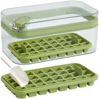 China Take Out Whiskey Reusable Ice Cube Square Maker Mold Household With Cover for sale