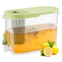 China 3.9L DIY Refrigerator Plastic Drink Dispensers Juice Cold Water Kettle With Spigot for sale