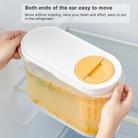 China 3.9L DIY Refrigerator Plastic Drink Dispensers Juice Cold Water Kettle With Spigot for sale