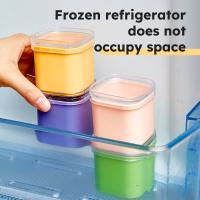 China Food Safe Silicone Small Lunch Snack Sauce Cups Containers with Lids for sale