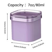 China Food Safe Silicone Small Lunch Snack Sauce Cups Containers with Lids for sale