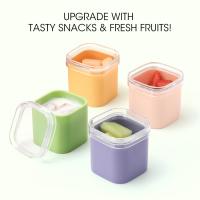 China Food Safe Silicone Small Lunch Snack Sauce Cups Containers with Lids for sale