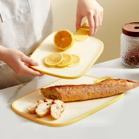 China 3 Colors 3 Sizes Plastic chopping Double Side  Reversible Antibacterial Cutting Board With grinding area & Deep Drip Juice Groove for sale