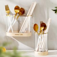 China single grid and double grids Kitchen Spoon Fork Chopstick Storage Utensil Holder Organizer for sale
