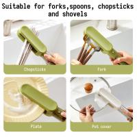 China 2024 Trend Kitchen Products Customized Packaging Multifunctional Knives Blade Cleaning Brush Set for sale