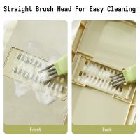 China 2024 Trend Kitchen Products Customized Packaging Multifunctional Knives Blade Cleaning Brush Set for sale