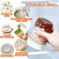 China 4 Pack Overnight Oats Containers With Lids And Spoons for sale