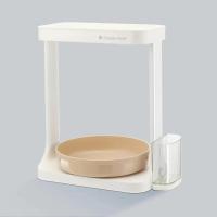 China Pull-out Detachable 360 degree Rotating Kitchen Shelf Multi-purpose Seasoning Rack Turntable for sale