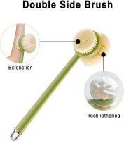 China Three in One Massage and Deep Cleaning Exfoliating Shower Back Scrub Brush for sale