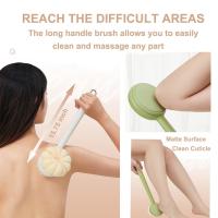 China Three in One Massage and Deep Cleaning Exfoliating Shower Back Scrub Brush for sale