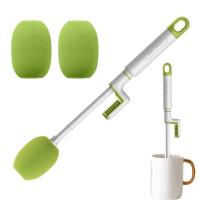 China Versatile Silicone Bottle Cleaning Brush 360 Degree Glass Cup Washing Kitchen Cleaning Tool Set for sale