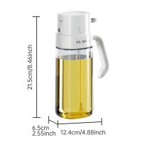 China 2 In 1 Olive Oil Bottle Spray Dispenser Bottle for Cooking with Fine Mist Nozzle for sale