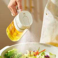 China 2 in 1 550 ml Capacity Best Oil Sprayer Non-Drip Spout Oil Mister Dispenser Bottle for sale