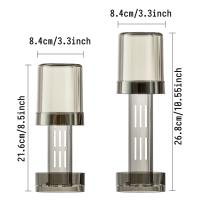 China Modern 2 Slots Toothbrush Holder Stand With Tooth Brush Cups Cover for sale