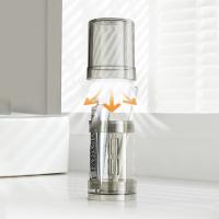 China Modern 2 Slots Toothbrush Holder Stand With Tooth Brush Cups Cover for sale