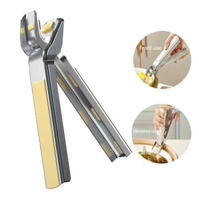 China 2024 New Kitchen Stainless Steel Anti Scald Hot Bowl Holder Clip for sale