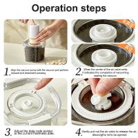 China Manual Vacuum Pump Kitchen Food Storage Canisters for sale
