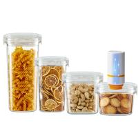 China Electric Air Pump Airtight Lid Vacuumable Food Storage Jars for sale