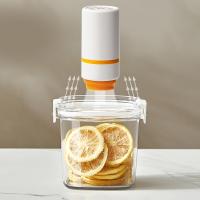 China Electric Air Pump Airtight Lid Vacuumable Food Storage Jars for sale