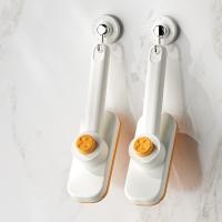 China Handhold Rotatable Automatic Mini Mop With Cloth Clipper with Face Towels for Bathroom Kitchen for sale