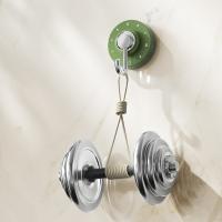 China New Design Reusable Wall Hanging ABS Shower Hooks Strong Adsorption Vacuum Suction Cup Hooks for sale