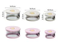 China Large Capacity Adjustable Fruit Plate Box Snack Dried Fruits Living Room Peanut Dates Adjustable Storage Container for sale