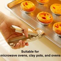 China Hot Plate Gripper Clips Kitchen Tongs Bowl Dish Pan Clip Anti-scalding Stainless Steel Bowl Clip for sale