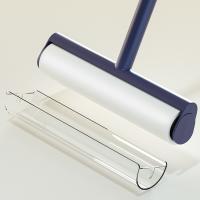 China 100cm Long Handle Large Sticky Lint Rollers Ceiling Floor Dust Cleaning Brushes For Pet Hair Removal for sale