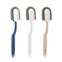 China Cleaning Brush Handle Cleaning Tool Shoes Plastic Sneaker Laundry Clothes Scrubbing Bathroom Laundry Cup Cleaner for sale