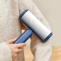 China 2 In 1 Hair Remover Electrostatic Pet Bed Sheet Cleaning Hair Removal Detachable Roll Paper Hair Brush ﻿Cleaner Lint Roller for sale