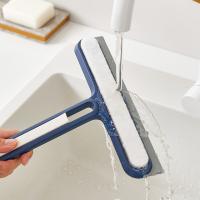 China 4 in 1 Multi-Functional Shower Squeegee Silicone Scraper Cleaner for Mirrors Shower Doors Car Windows Glass Doors Cleaning Tool for sale