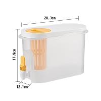 China 3.9L Cold Kettle with Faucet Large Capacity Double Filtration Space Save Drink Dispenser Water Jug Cold Water Pitcher for sale