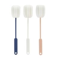 China Modern Plastic Long Handle Feeding Bottle Cleaning Brush Light Weight for sale