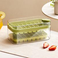 China Lid And Bin 2 Pack Customizable Ice Cube Trays For Freezer 64 Pcs Ice Cube Mold for sale