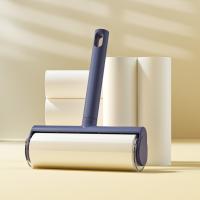 China 16cm Lint Roller Sticker Paper Pet Dog Cat Hair Removal Sofa Bed Cloth Cleaning Roller Brush for sale