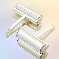 China 16cm Lint Roller Sticker Paper Pet Dog Cat Hair Removal Sofa Bed Cloth Cleaning Roller Brush for sale