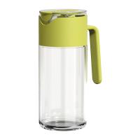 China Auto Flip Cooking Oil Bottles Leak Proof Oil Dispenser Bottle With Automatic Stopper Cap Non Slip Handle For Kitchen Cooking for sale