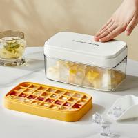 China Ice Cube Maker Mold for Freezer Ice Cube Tray With Ice Storage Bin for sale