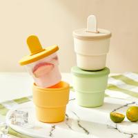 China Ice Cream Popsicle Mold Set,Reusable Silicone Popsicles Molds for Kids for sale