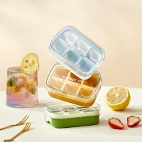 China 6 Compartment Square Ice Cube Maker For Whisky Cocktails Drinks for sale