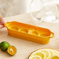 China Flexible 4-grid Ice Molds For Freezer Easy Release Stackable Ice Trays For Cocktail for sale