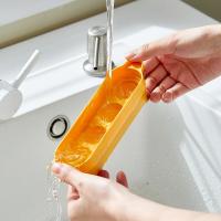China Flexible 4-grid Ice Molds For Freezer Easy Release Stackable Ice Trays For Cocktail for sale