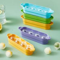 China Flexible 4-grid Ice Molds For Freezer Easy Release Stackable Ice Trays For Cocktail for sale